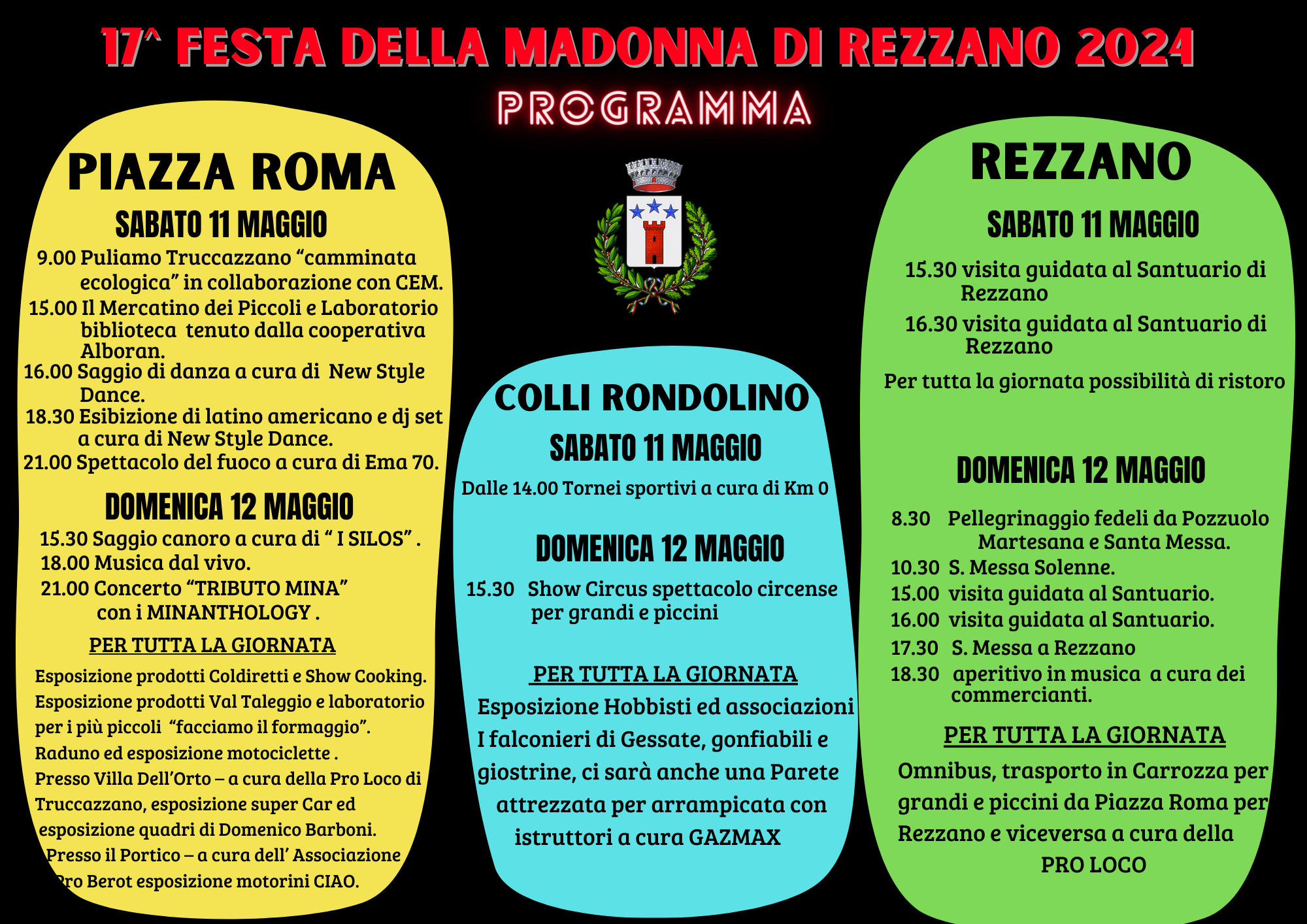 FESTA DI REZZANO 2024 - Comune di Truccazzano : Comune di Truccazzano